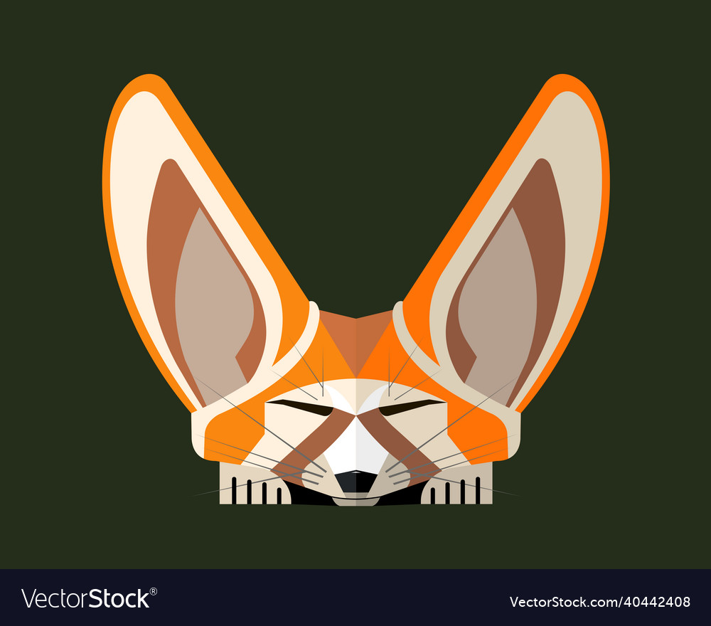 Fennec fox Royalty Free Vector Image - VectorStock