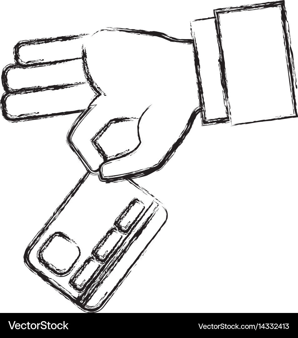 Bank credit card Royalty Free Vector Image - VectorStock