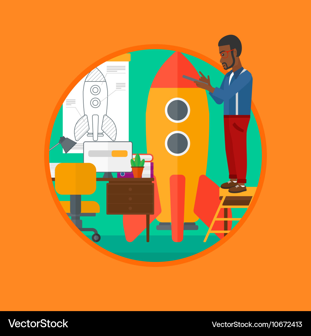 Business start up Royalty Free Vector Image - VectorStock