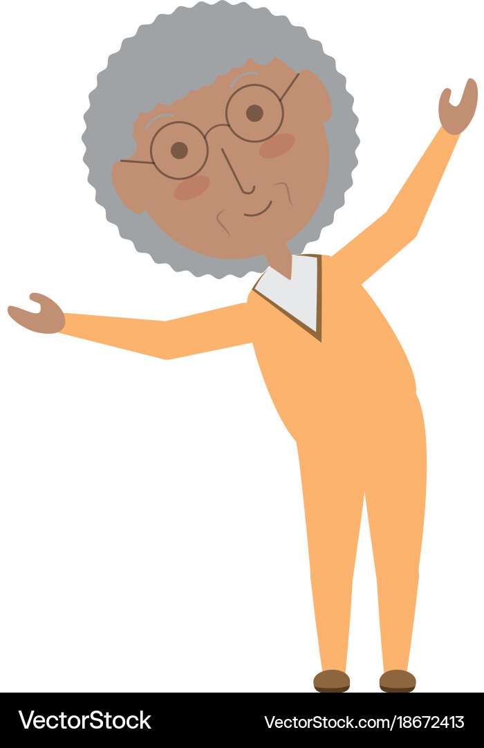 Elderly woman icon Royalty Free Vector Image - VectorStock