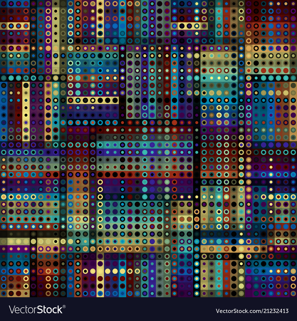 Geometric abstract pattern Royalty Free Vector Image