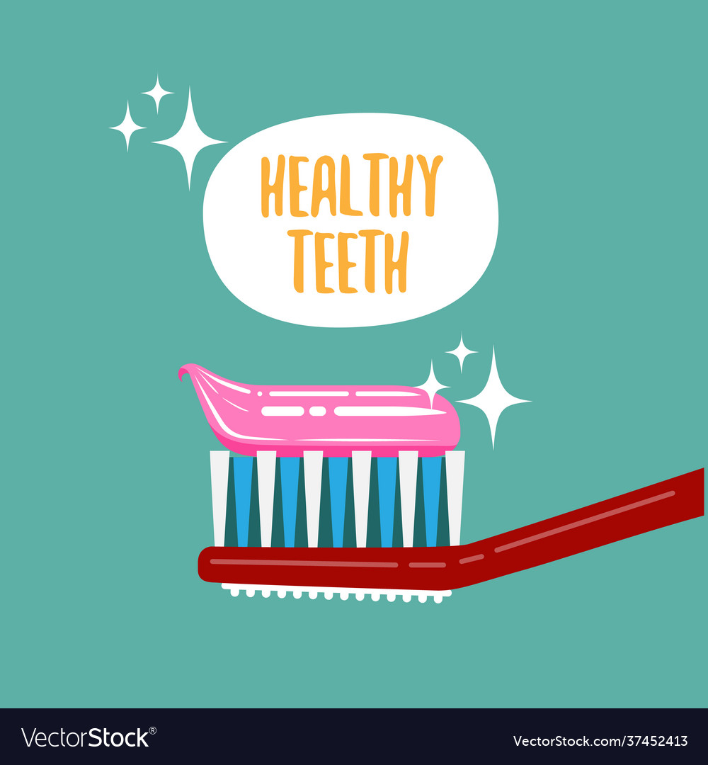 Healthy teeth Royalty Free Vector Image - VectorStock