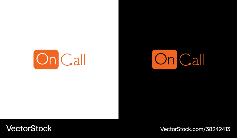 Modern and professional call center logo design Vector Image