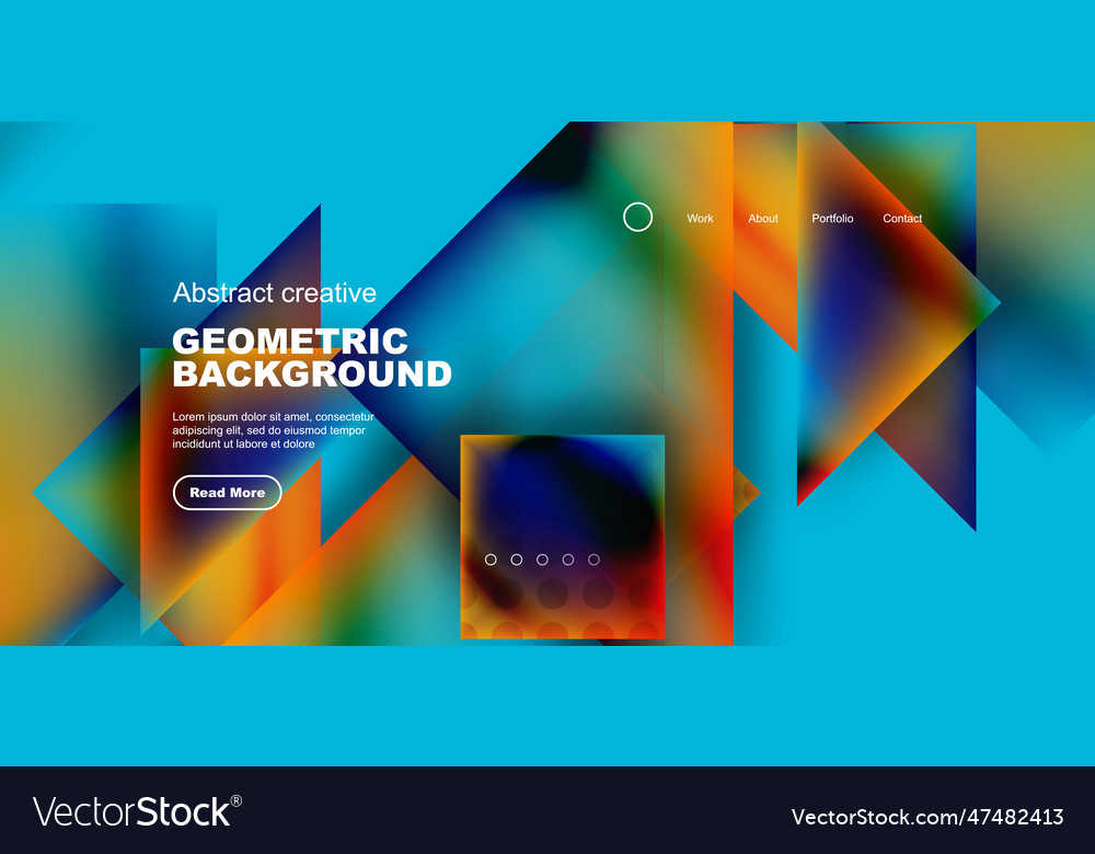 Triangle abstract background Royalty Free Vector Image