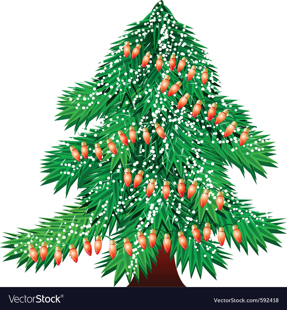 Christmas tree Royalty Free Vector Image - VectorStock