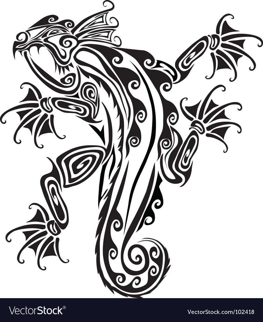 Salamander Royalty Free Vector Image - VectorStock