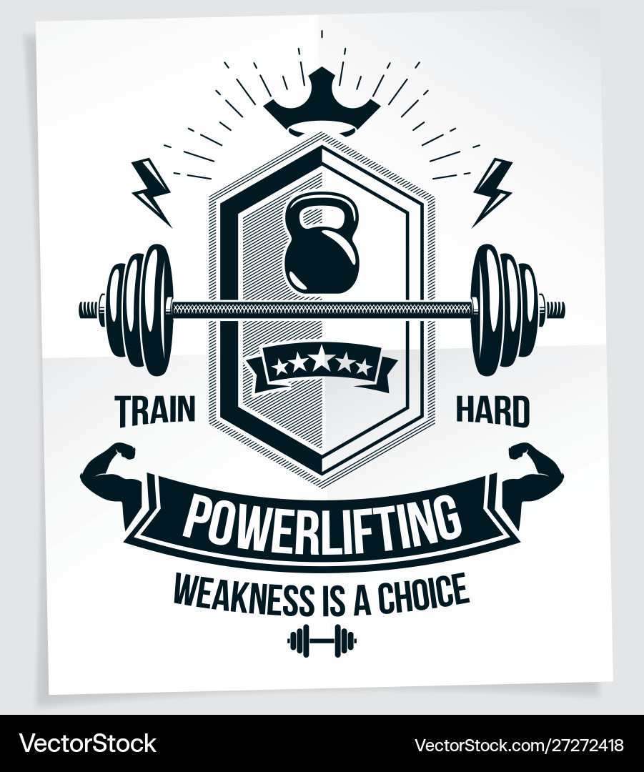 Sport popularization inspirational poster Vector Image