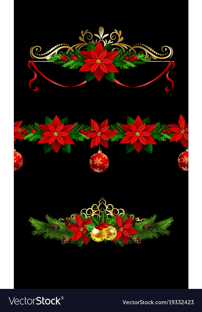 Christmas elements for your designs Royalty Free Vector