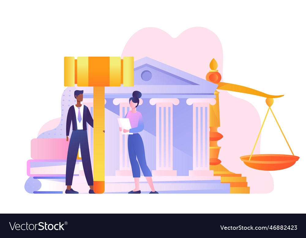 Concept of justice Royalty Free Vector Image - VectorStock