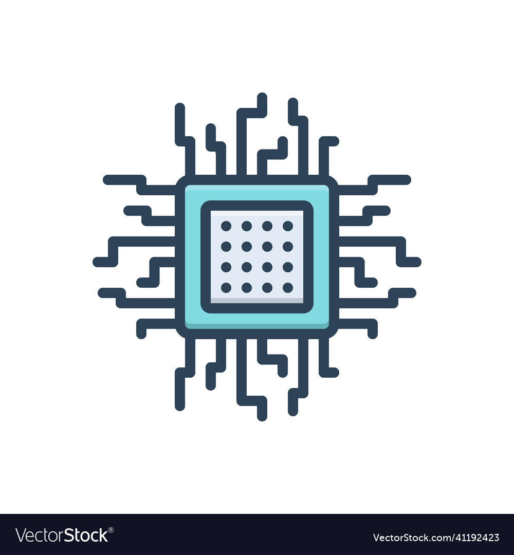 Processor Royalty Free Vector Image - VectorStock