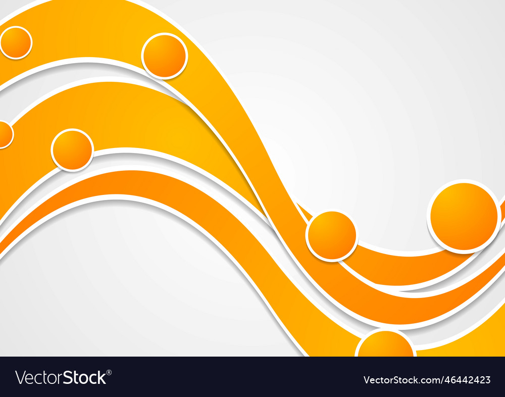 Vibrant abstract waves Royalty Free Vector Image