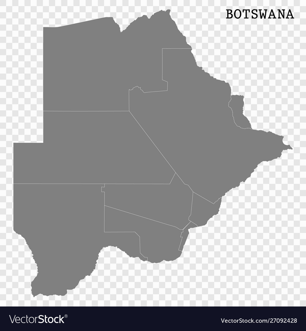 High quality map with borders Royalty Free Vector Image