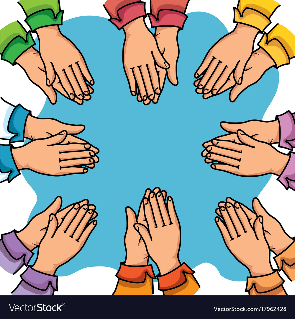 Human hands clapping ovation applaud hands Vector Image Human hands clapping ovation applaud hands Vector Image