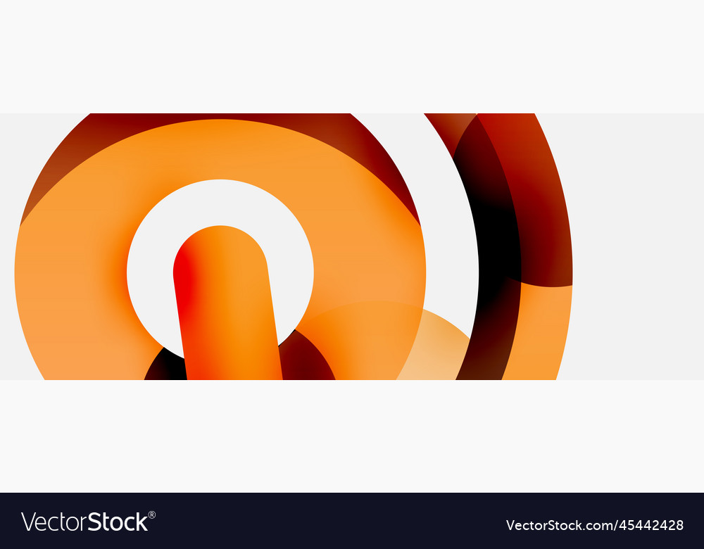 Round shapes circles and other geometric forms Vector Image