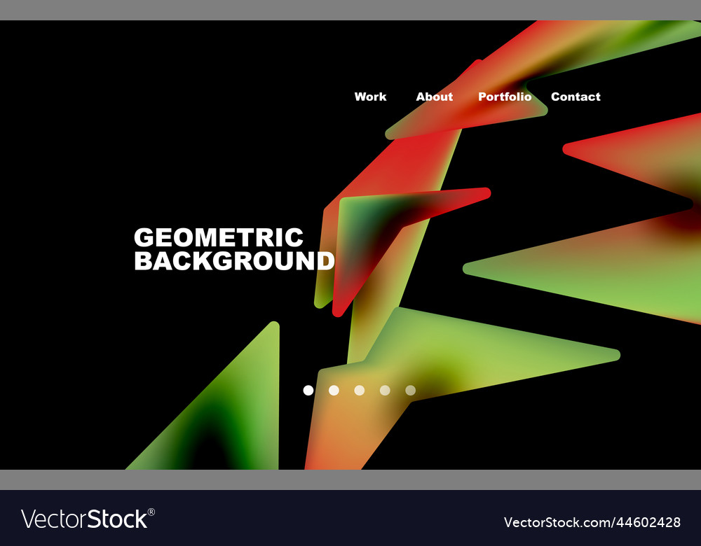 Shards shape composition abstract background web Vector Image
