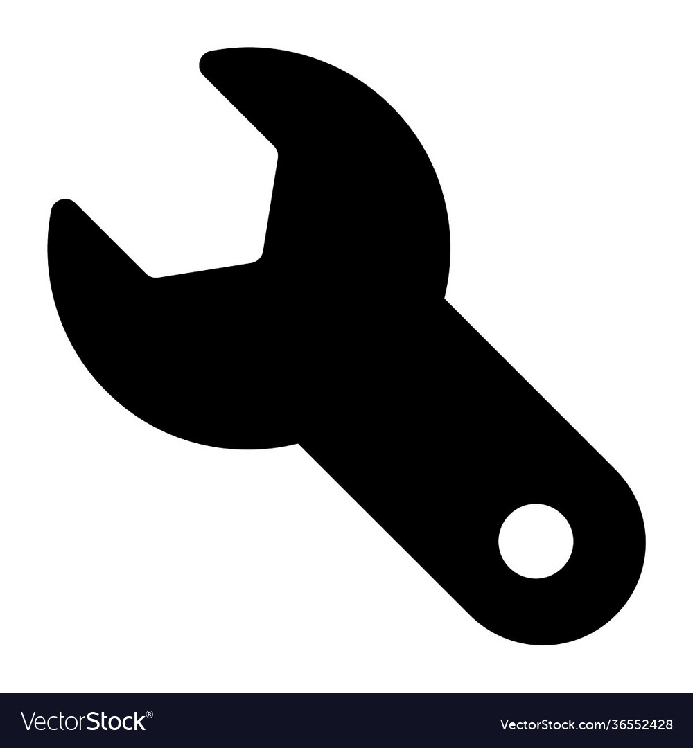 Spanner Royalty Free Vector Image - VectorStock