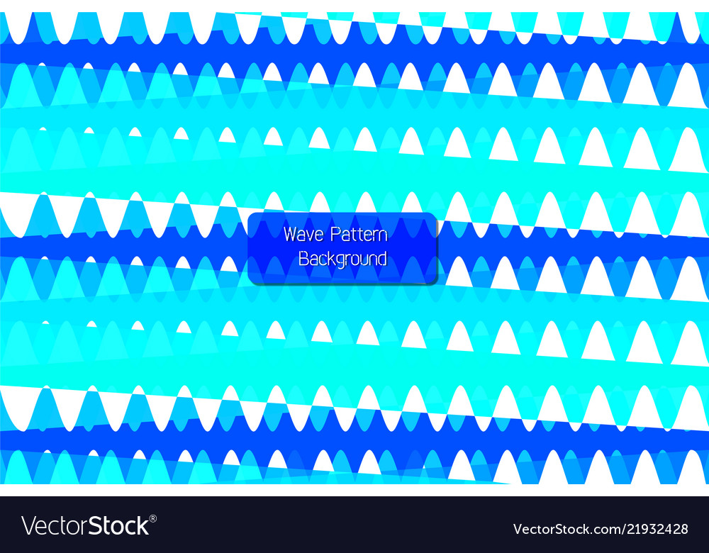 Zigzag blue pattern in Royalty Free Vector Image