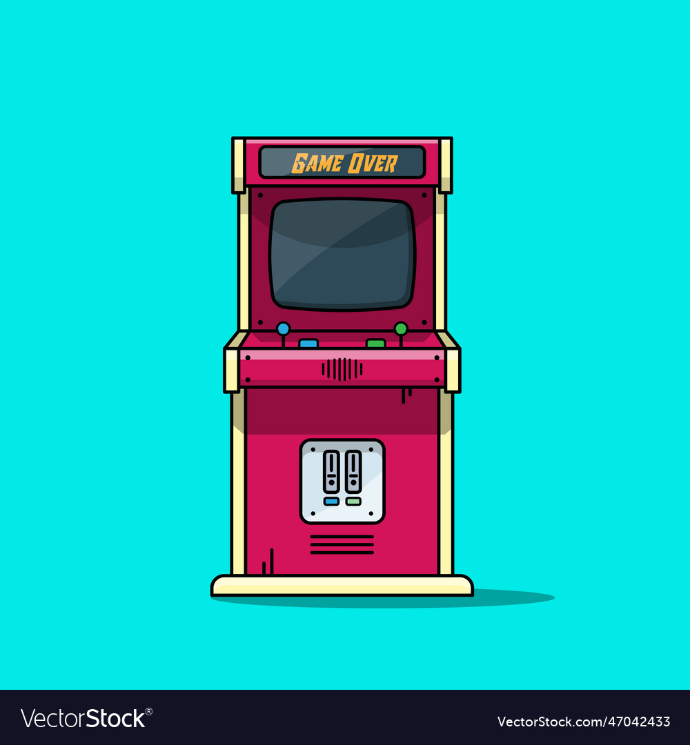 Arcade machine Royalty Free Vector Image - VectorStock