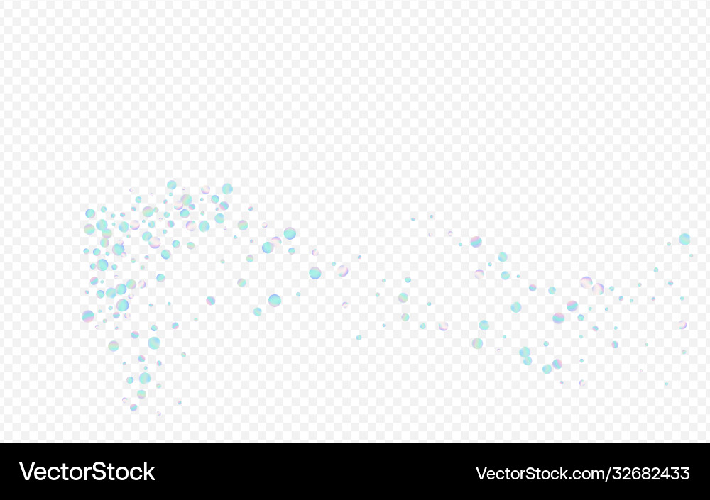 Colorful dust transparent transparent background Vector Image
