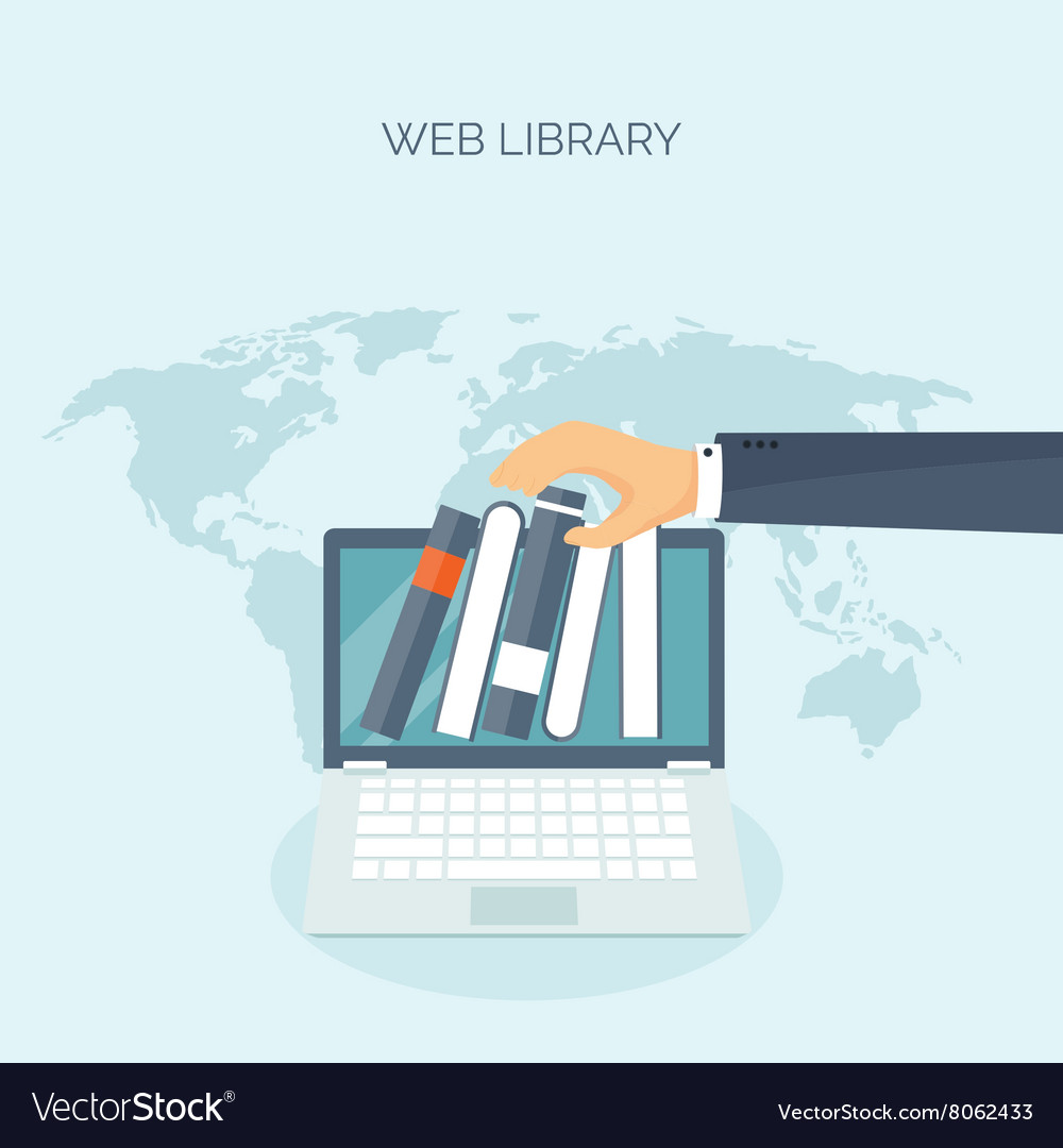 Flat backgrounds set Royalty Free Vector Image