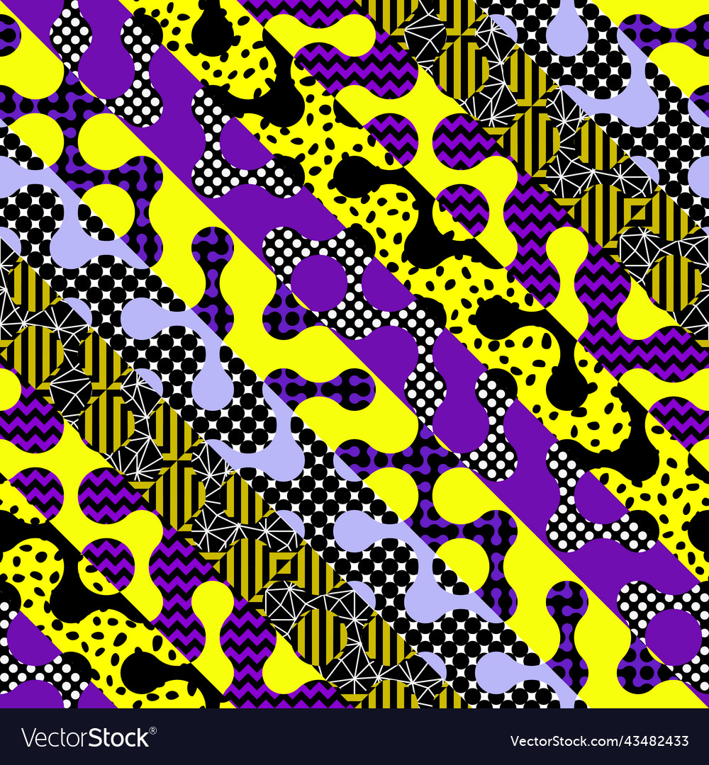 Seamless pattern abstract square texture Vector Image