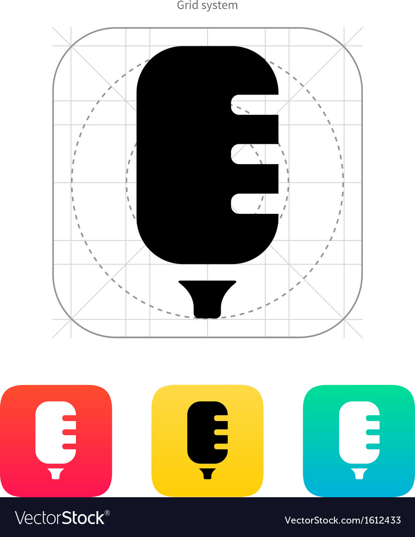 Studio microphone icon Royalty Free Vector Image