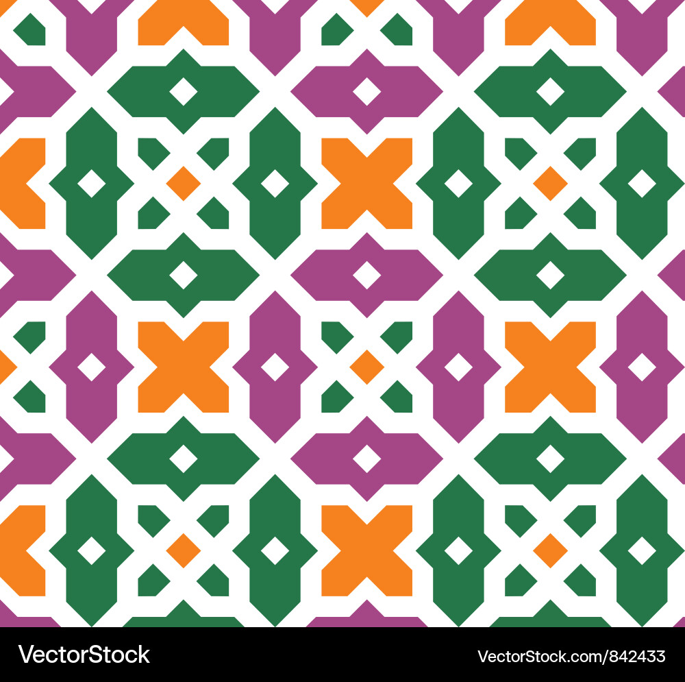 Traditional floral islamic ornament Royalty Free Vector