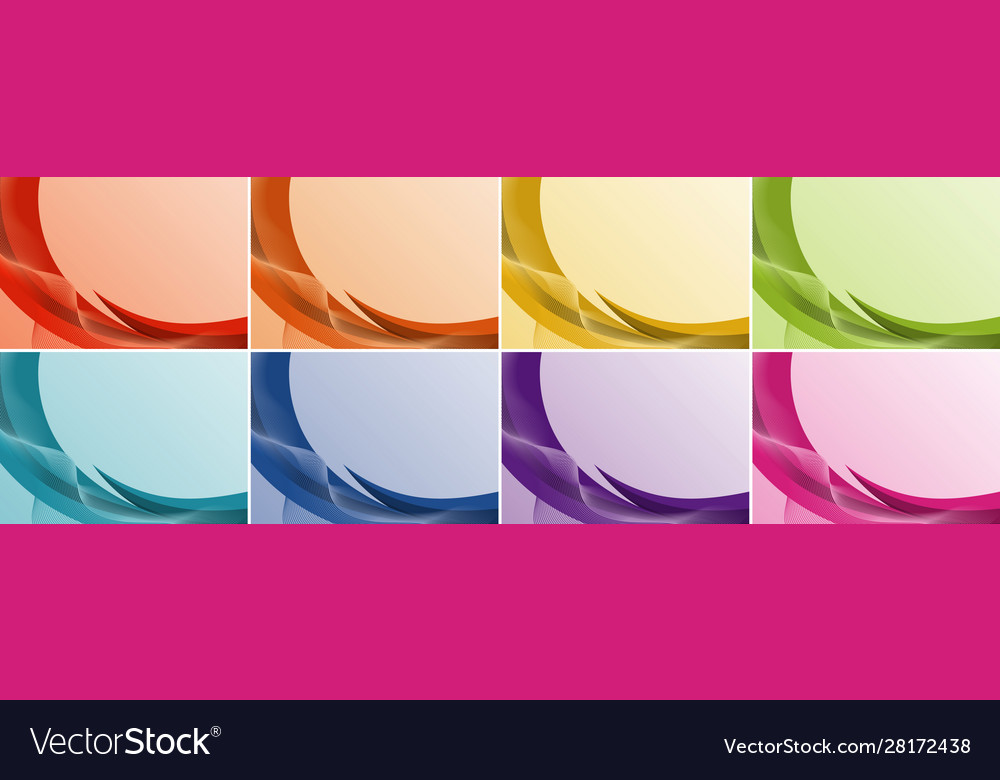 Background template with abstract patterns Vector Image