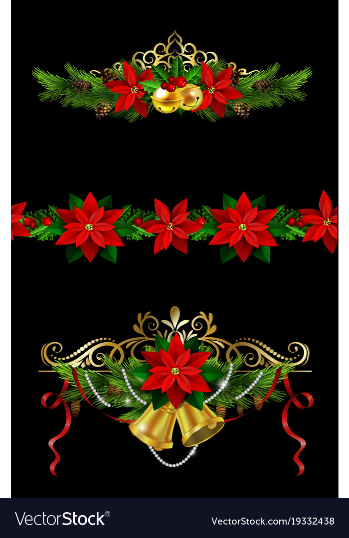 Christmas elements for your designs Royalty Free Vector