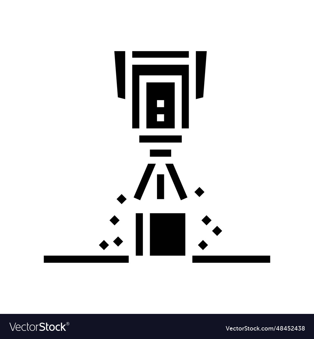 Spray coating application materials engineering Vector Image