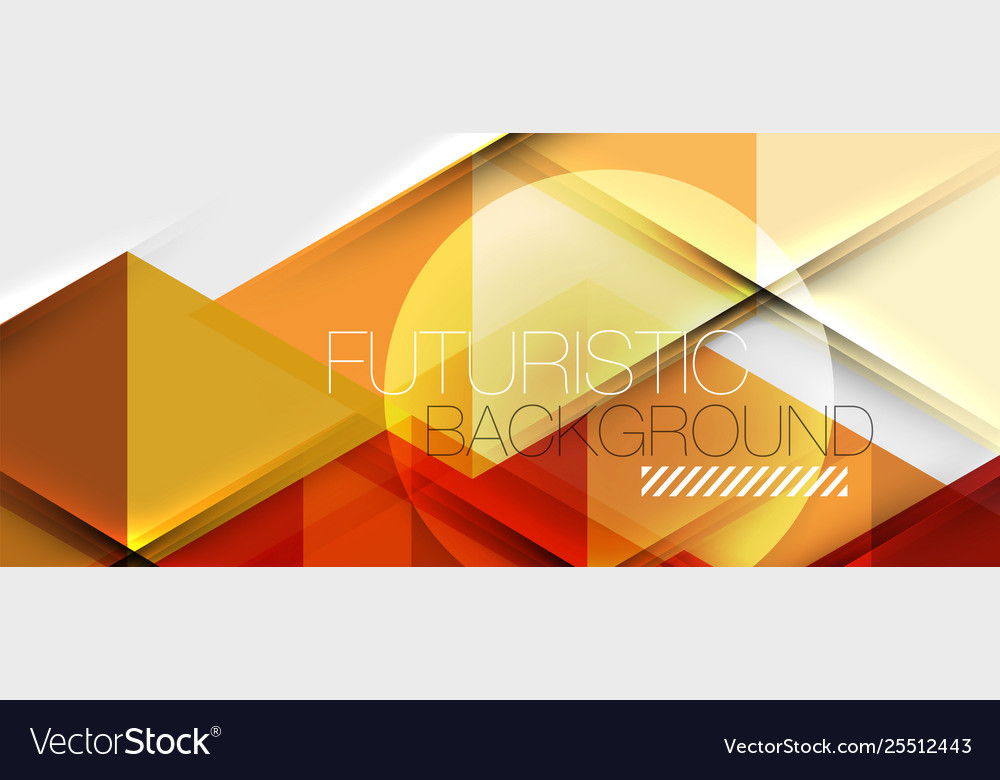 Abstract geometric background modern overlapping Vector Image
