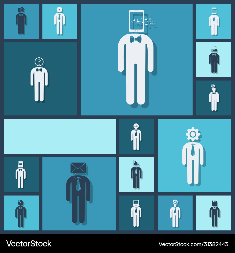 Assembly people silhouettes stick figure Vector Image