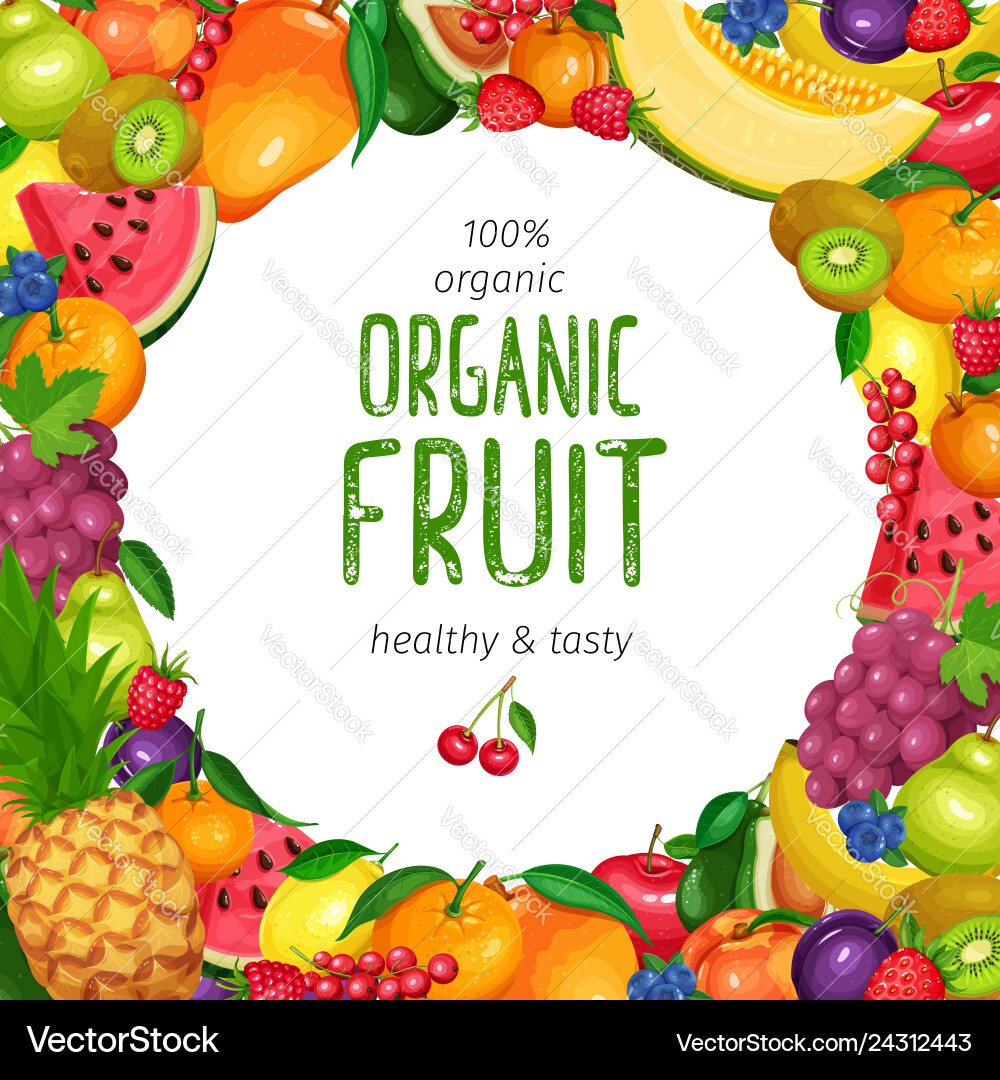 Berries and fruits design Royalty Free Vector Image