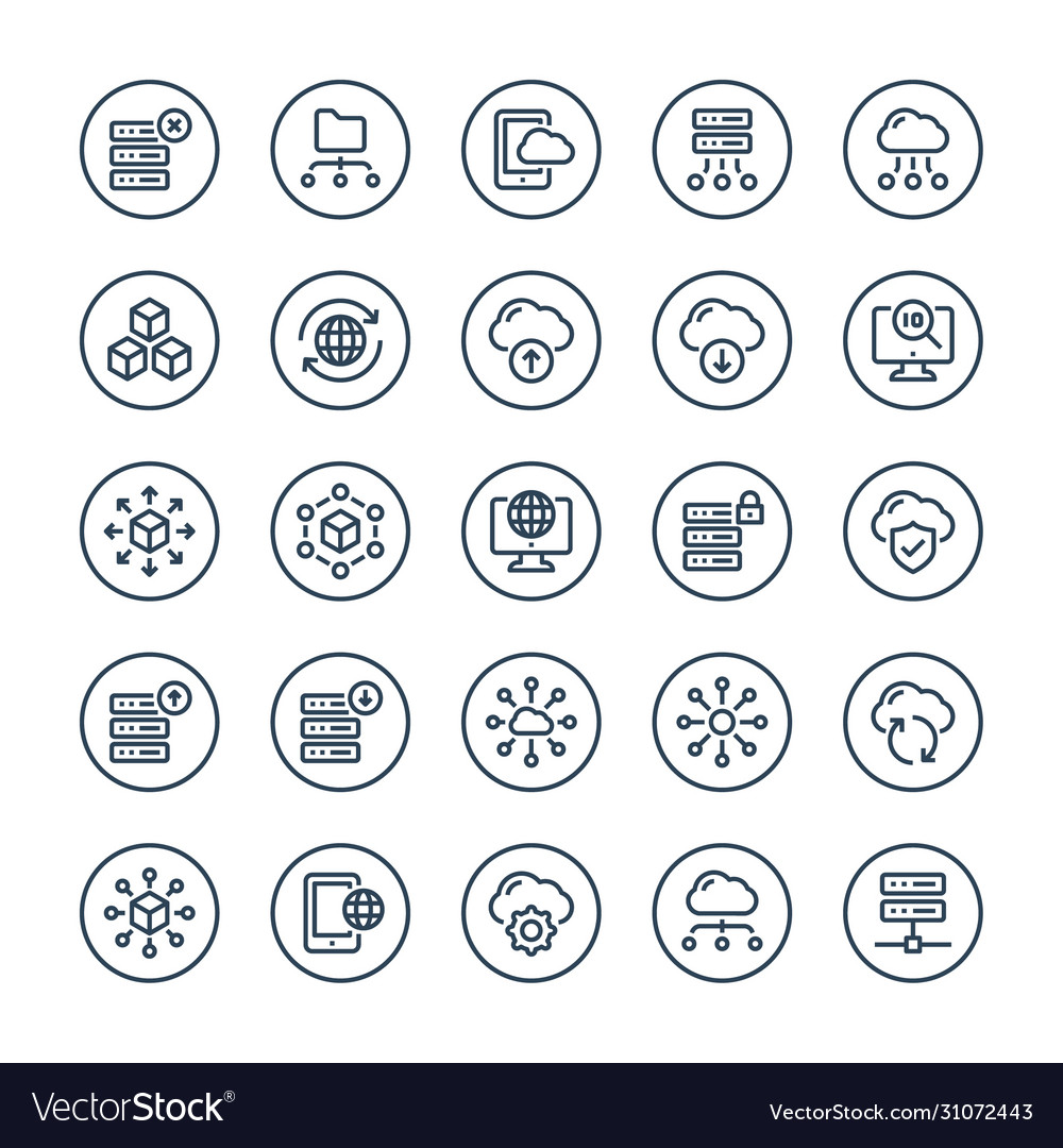Big data 1 Royalty Free Vector Image - VectorStock