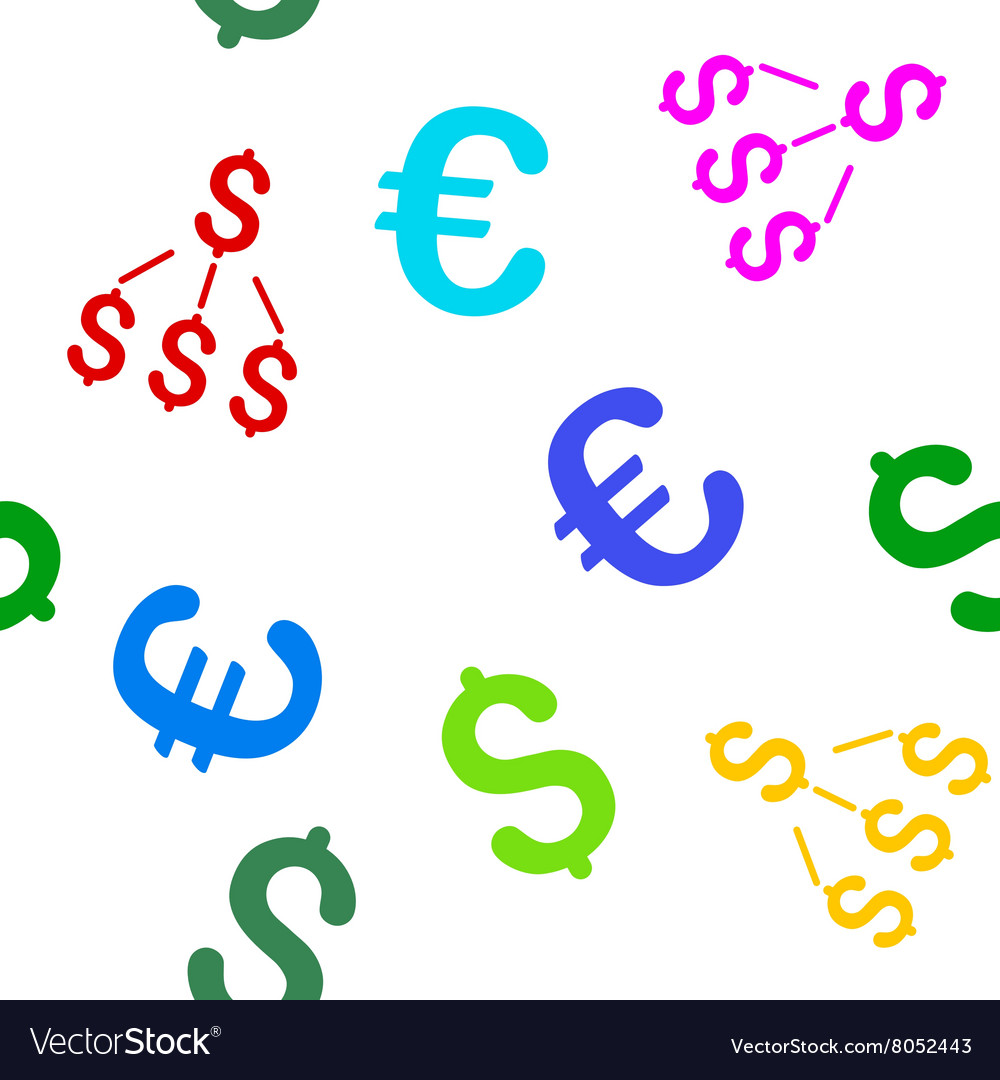 Financial structure seamless flat pattern Vector Image