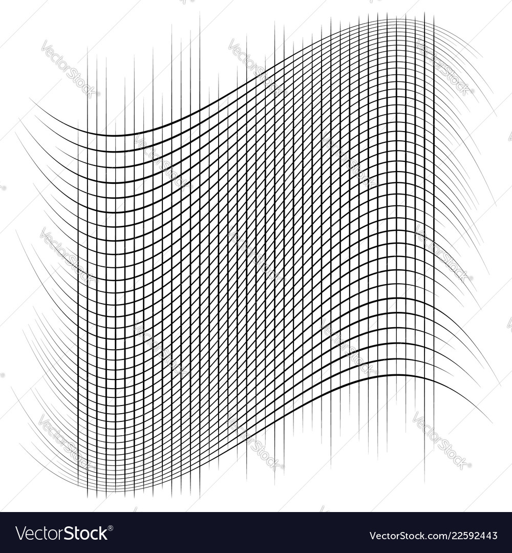 Intersecting Lines Grid Mesh Pattern Abstract Vector Image