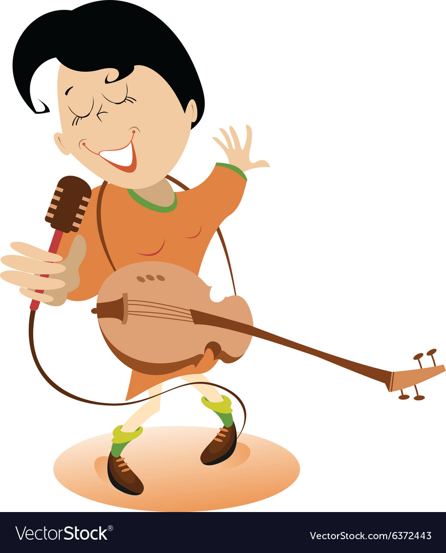 Singer Royalty Free Vector Image - VectorStock