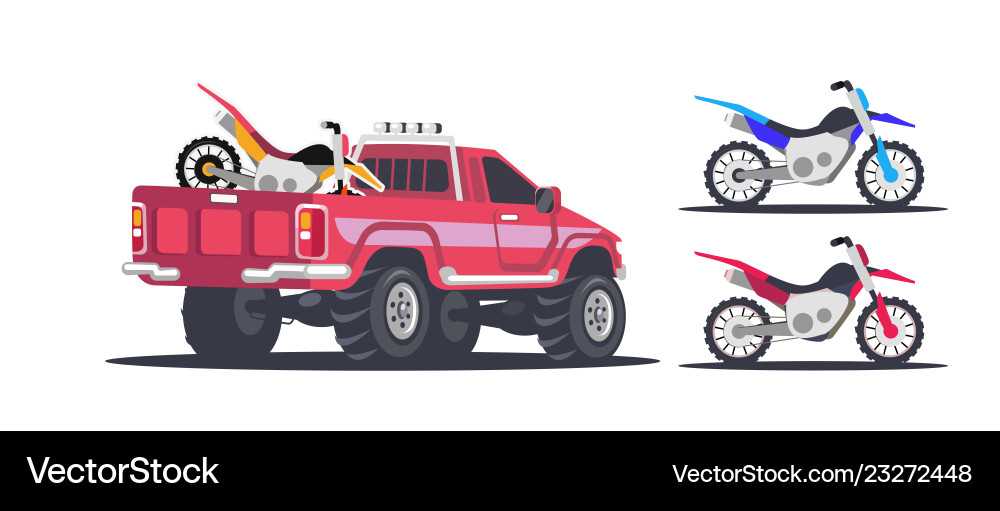 A set of vehicles for racing Royalty Free Vector Image