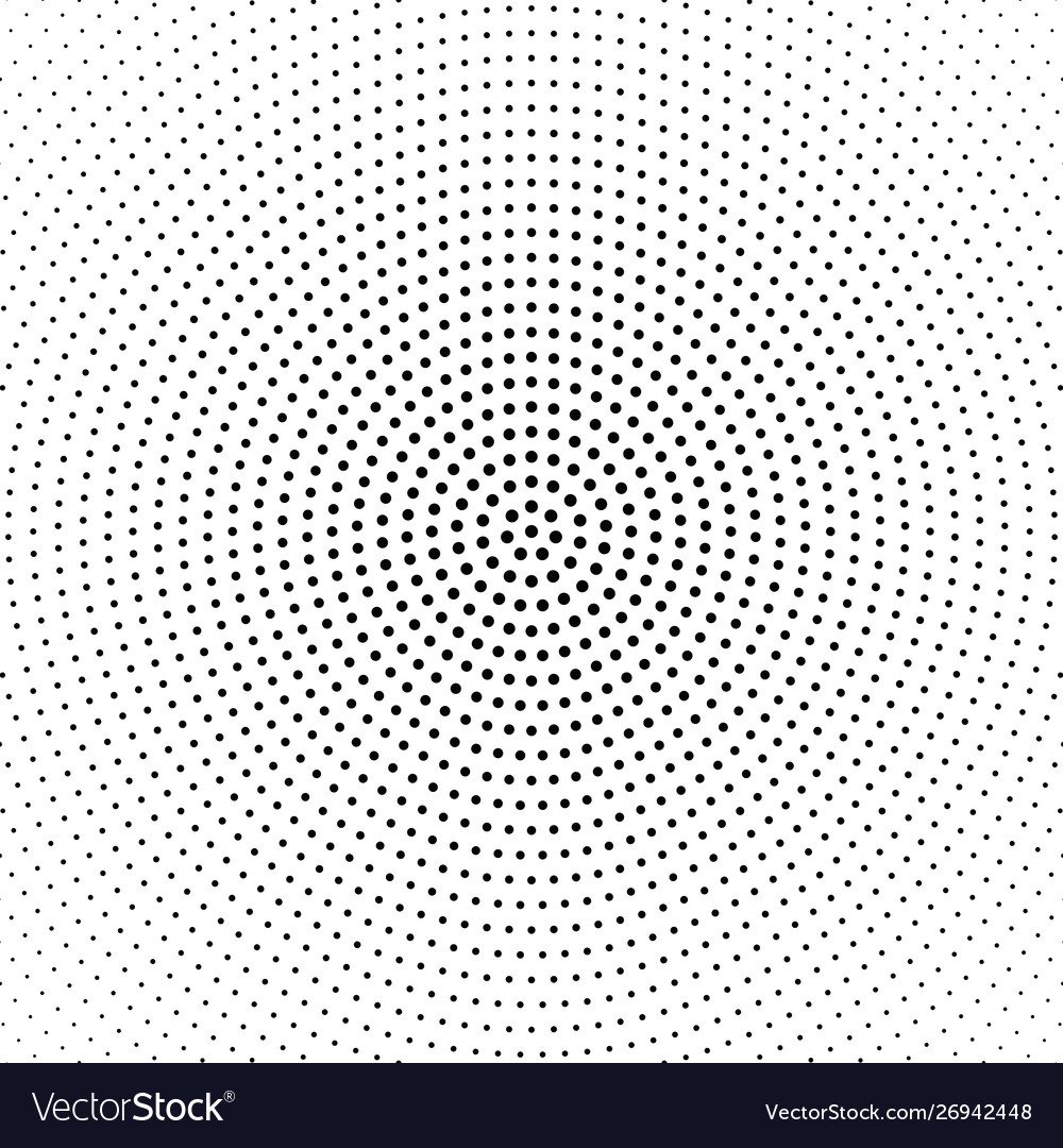 Abstract geometric round dot pattern background Vector Image
