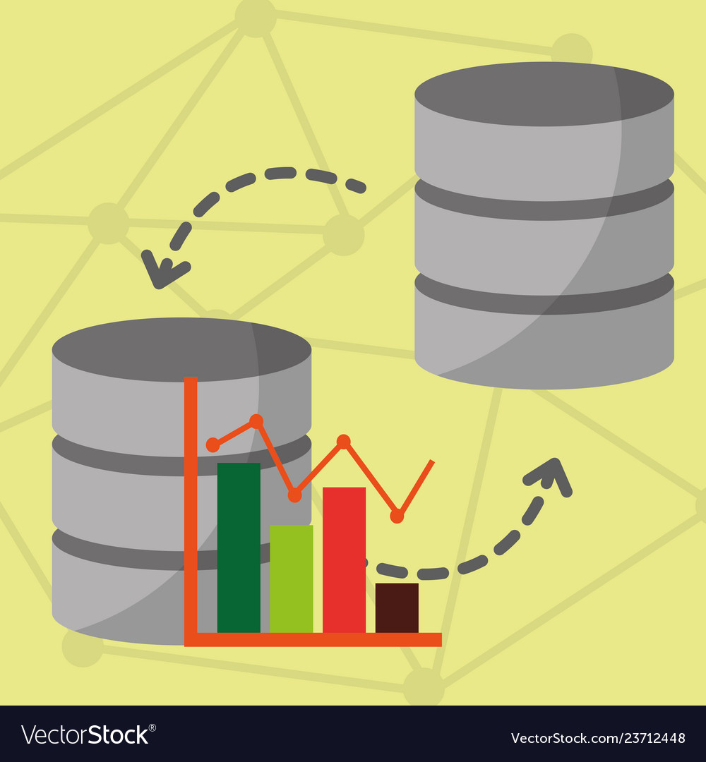 Data center technology Royalty Free Vector Image