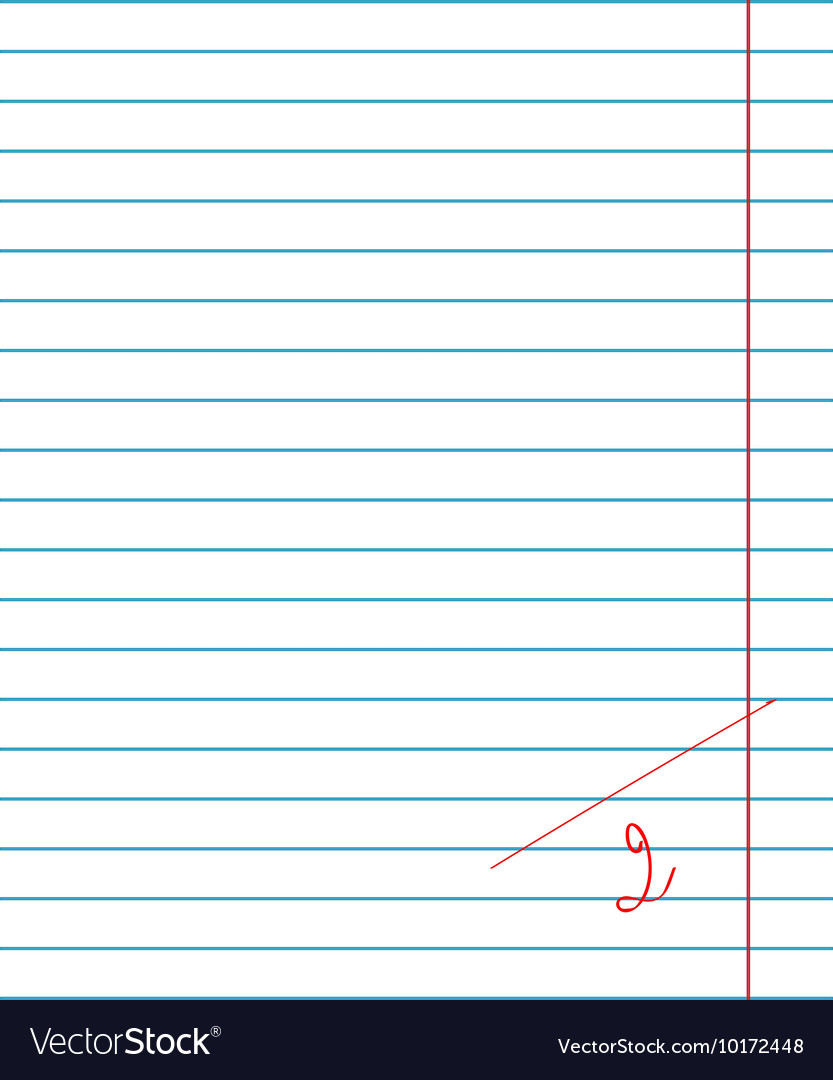 Exercise book Royalty Free Vector Image - VectorStock