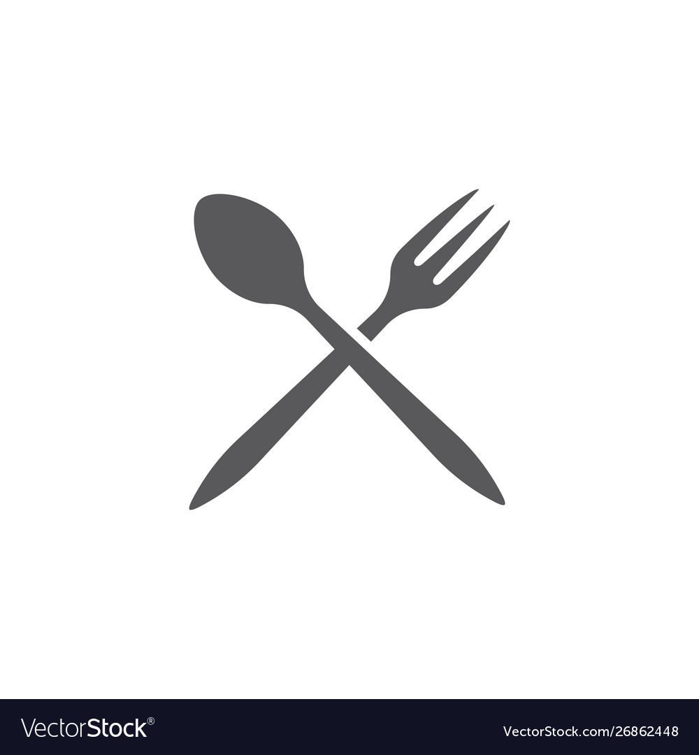 Spoon fork Royalty Free Vector Image - VectorStock