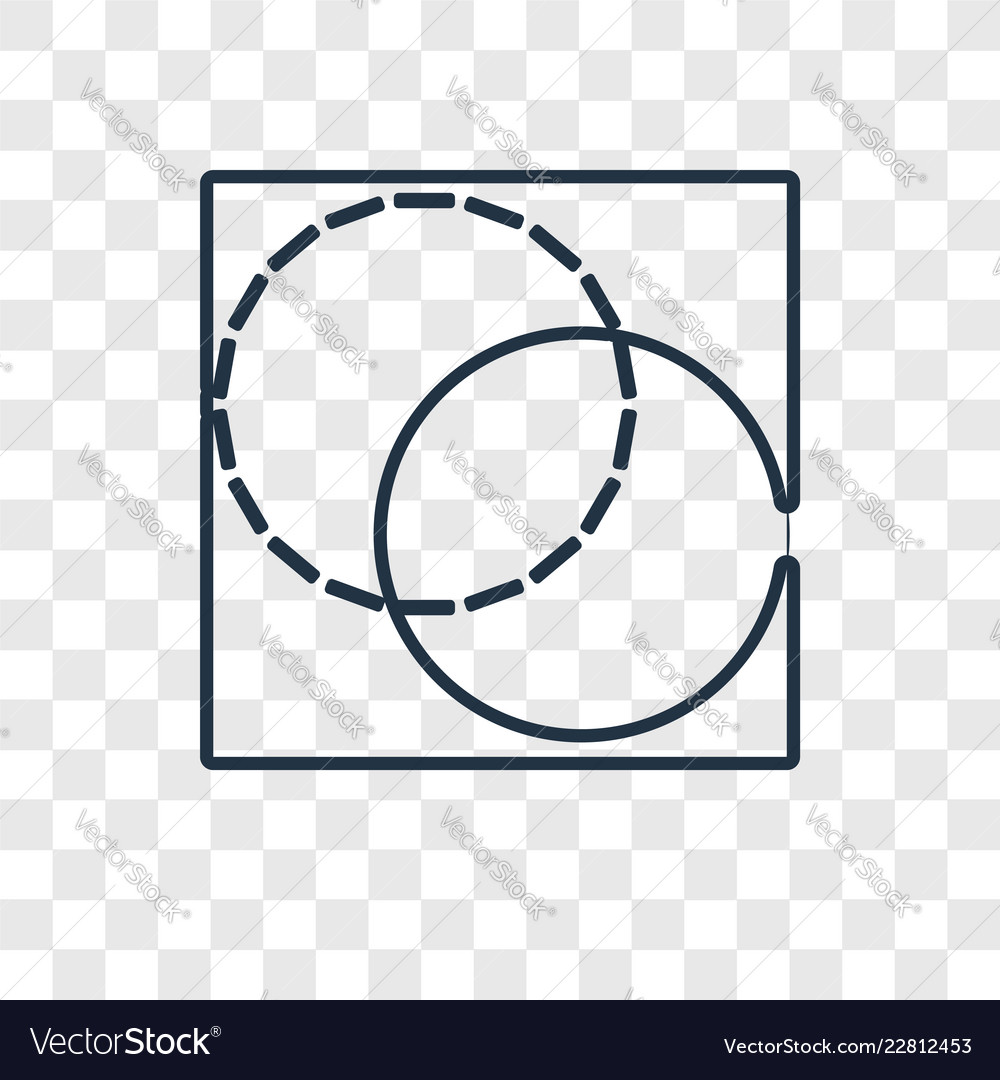 Background concept linear icon isolated Royalty Free Vector