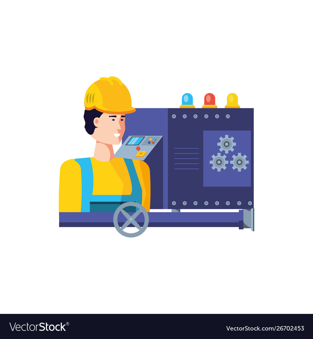 Isolated avatar professional worker design Vector Image