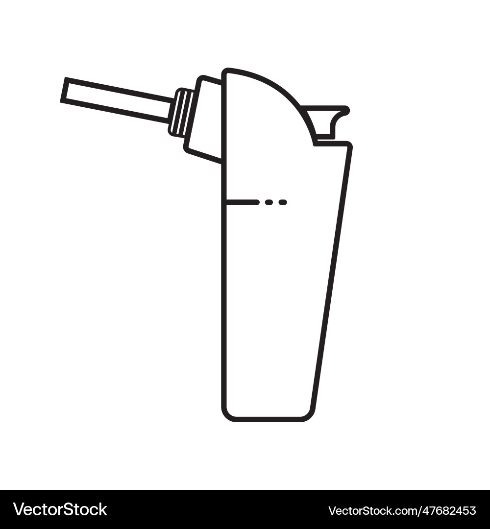 Lighter or torch icon Royalty Free Vector Image