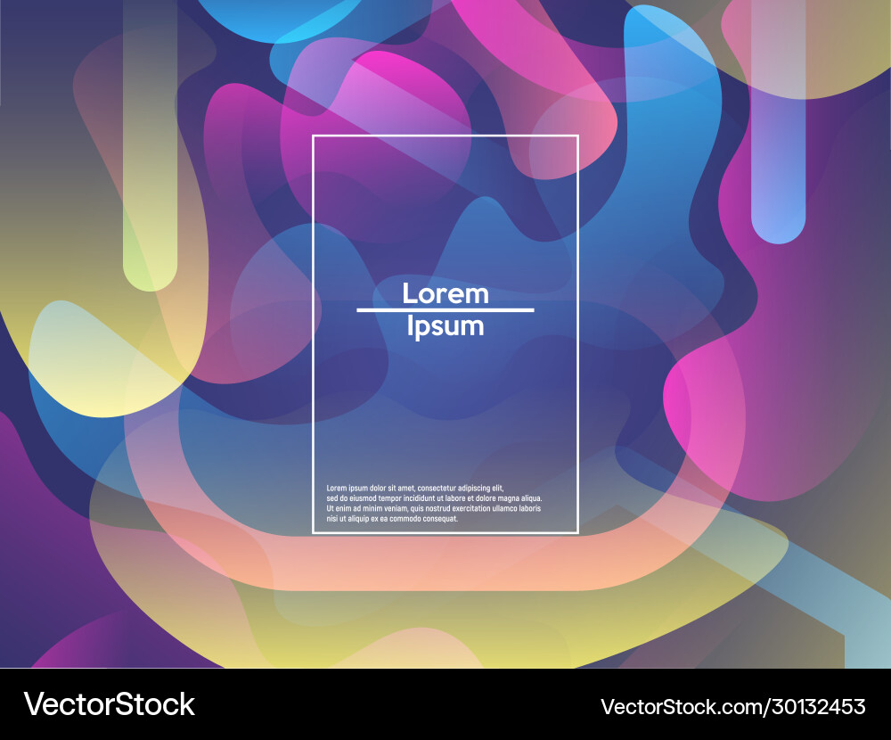 Modern style abstraction with composition made of Vector Image