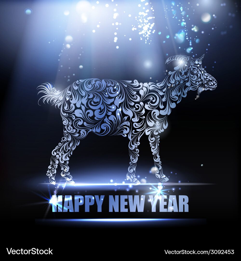 New year symbol Royalty Free Vector Image - VectorStock