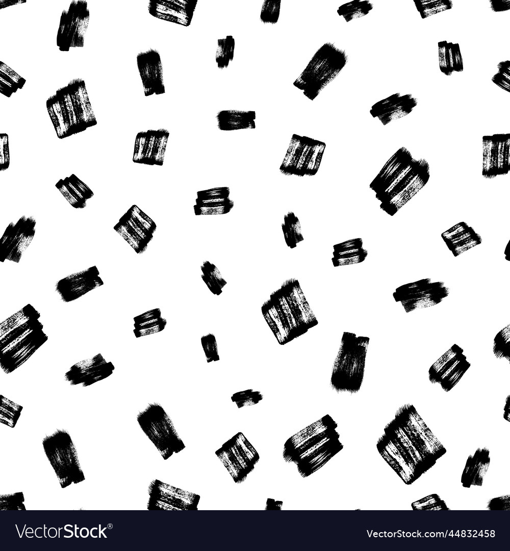 Seamless pattern with hand drawn scribble smears Vector Image