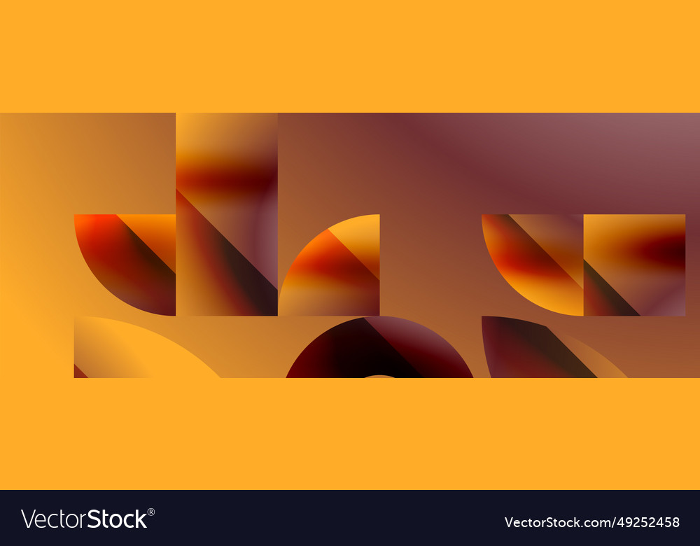 Simple geometric forms - dynamic Royalty Free Vector Image