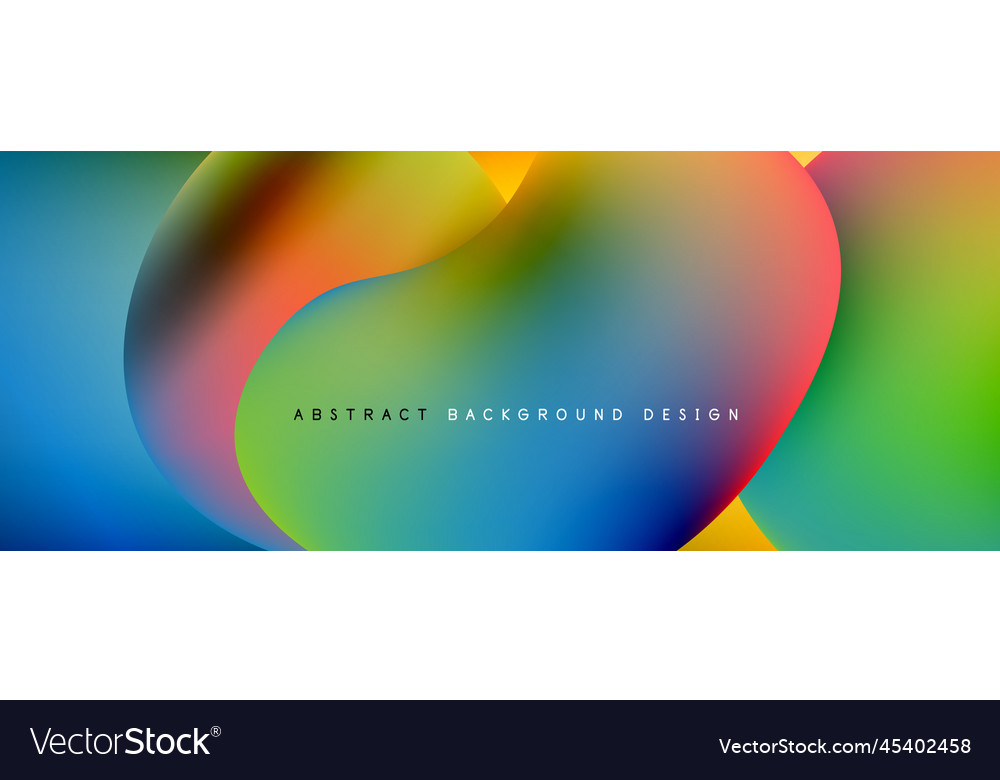 Trendy simple fluid color gradient abstract Vector Image